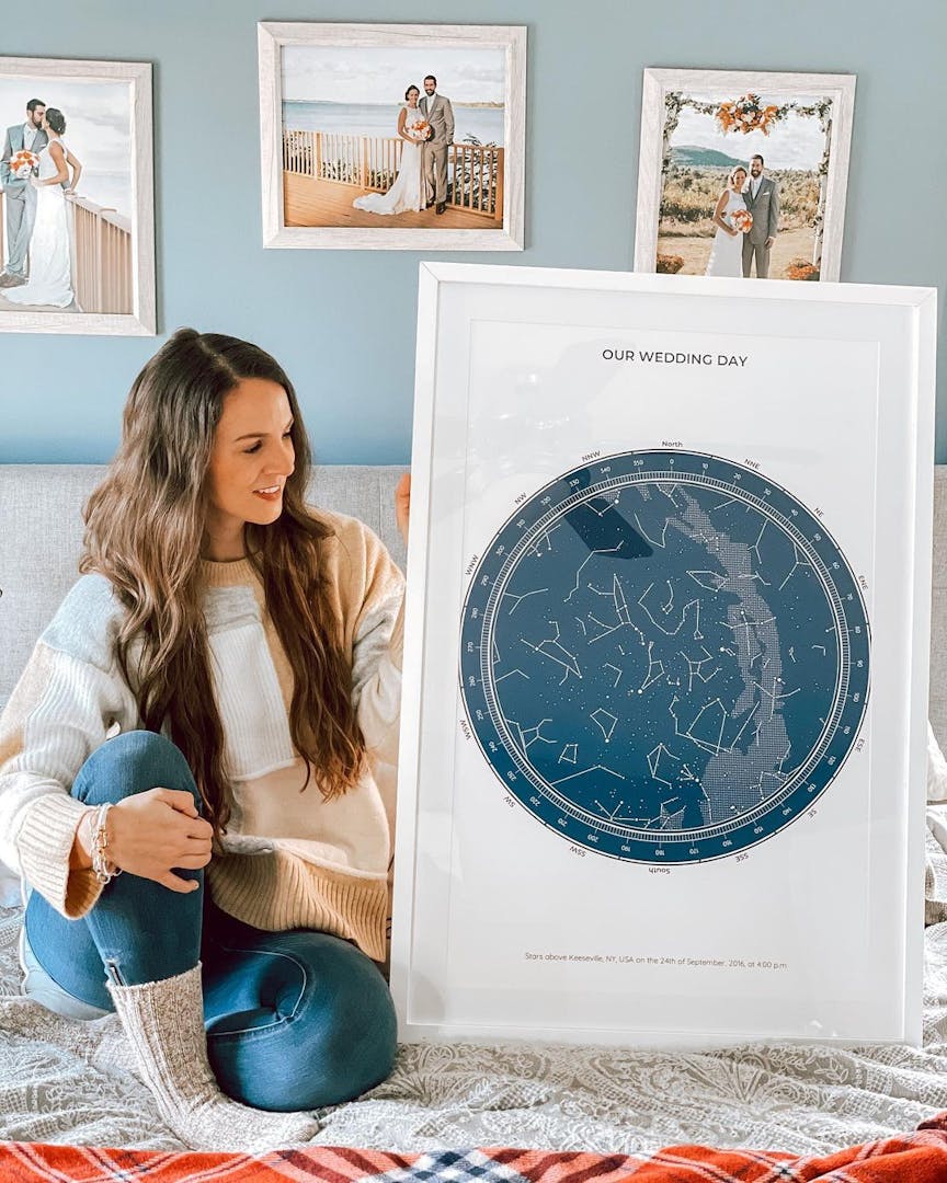 Personalized Star Maps - Under Lucky Stars™ - The Star Map Company